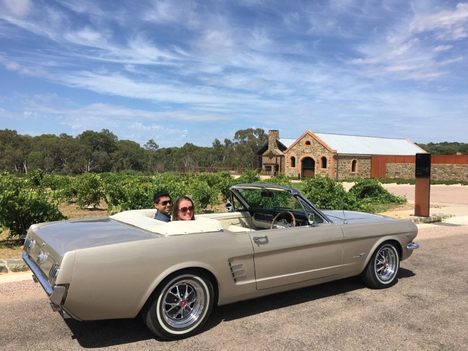 Barossa’s Best: Tour in a Classic 1966 Mustang Convertible
